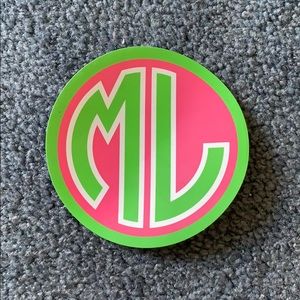 Marleylilly | Other | Ml Monogram Sticker | Poshmark